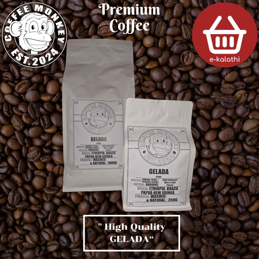 PREMIUM COFFEE BLEND GELADA - COFFEE MONKEY – e-kalathi